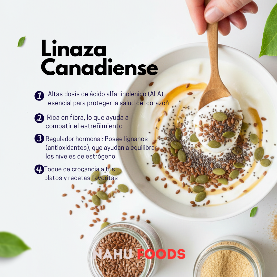 Linaza Molida Premium - Omega-3 y Fibra Natural | NAHU FOODS – NAHU ...